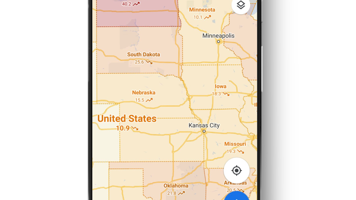 Google Maps gets a COVID-19 layer - Ars Technica