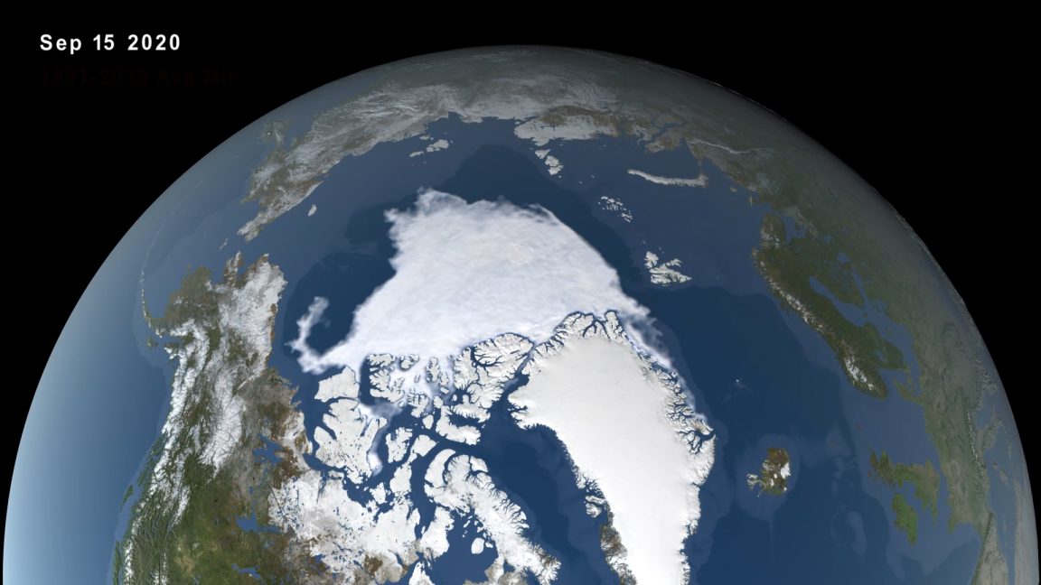 Arctic sea ice hits second-smallest summer extent on record - Ars Technica