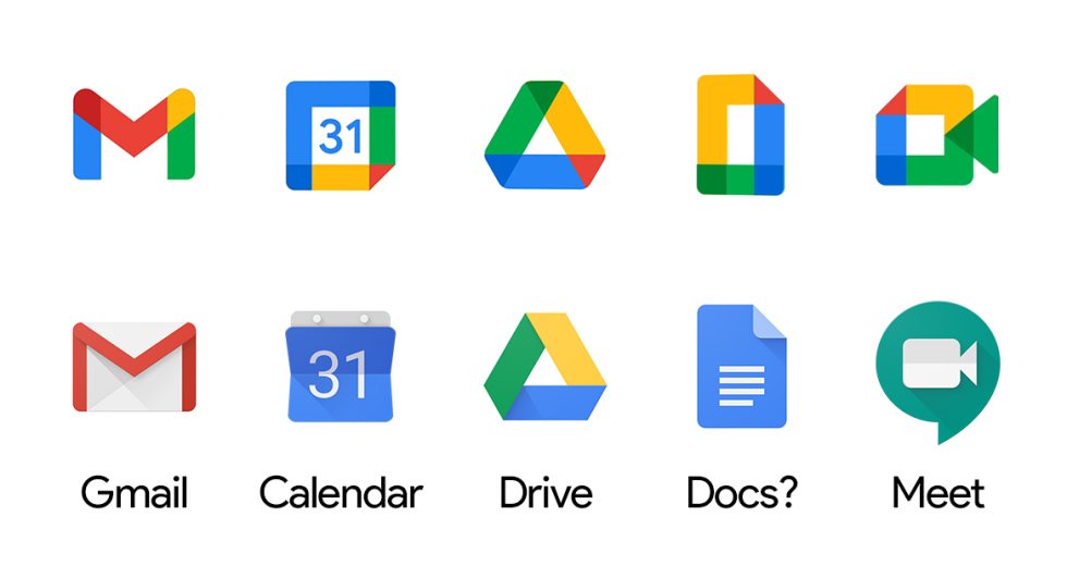 Behold the new icons for Gmail, Drive, Calendar, and Meet - Ars Technica
