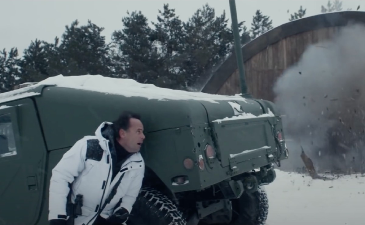 Walton Goggins steals show as assassin trying to take out Santa in ...