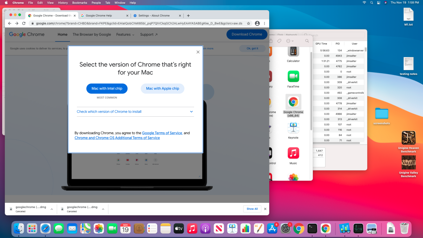 Google Chrome is available as an Apple M1 native app today - Ars Technica