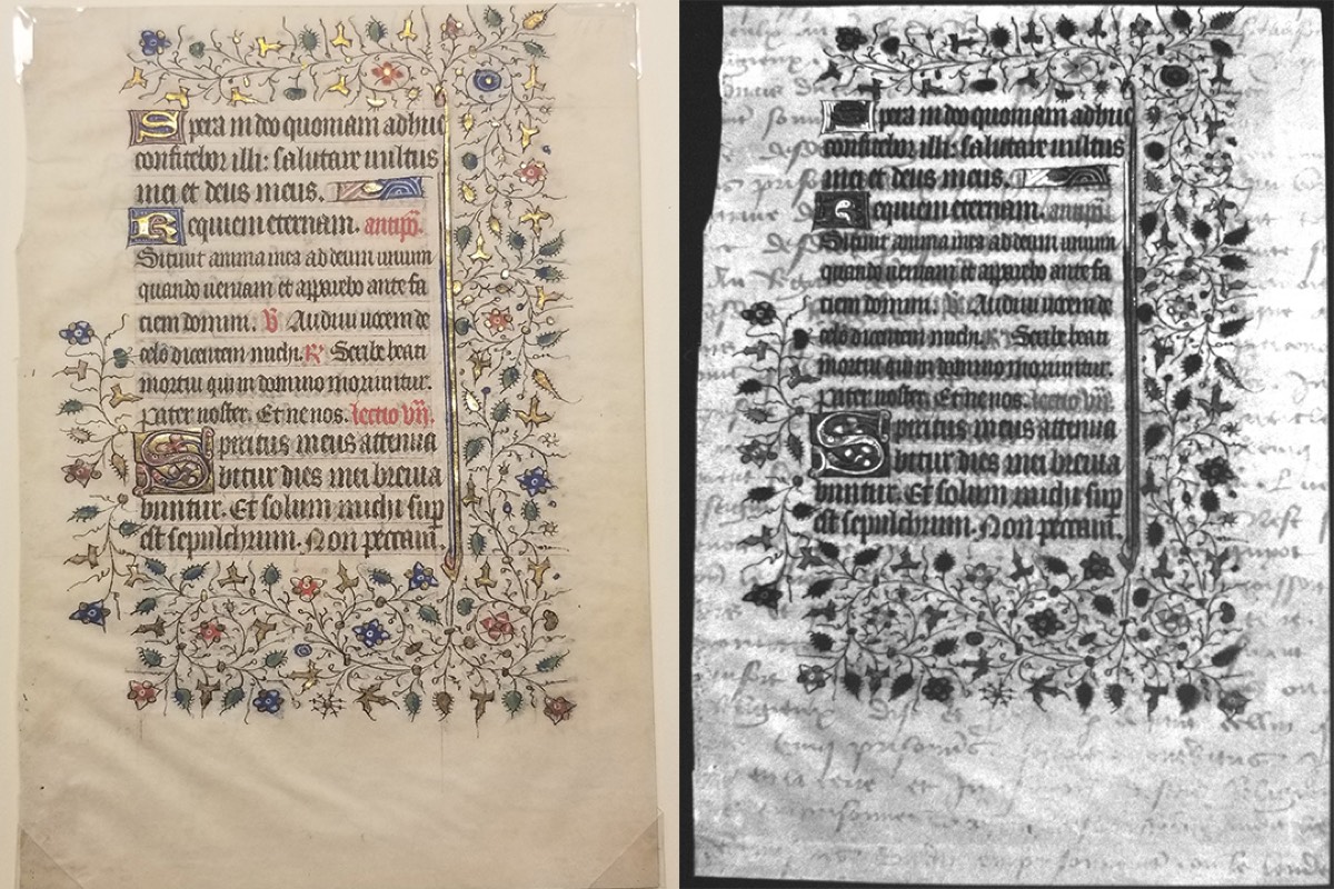 College undergrads find hidden text on medieval manuscript via UV ...
