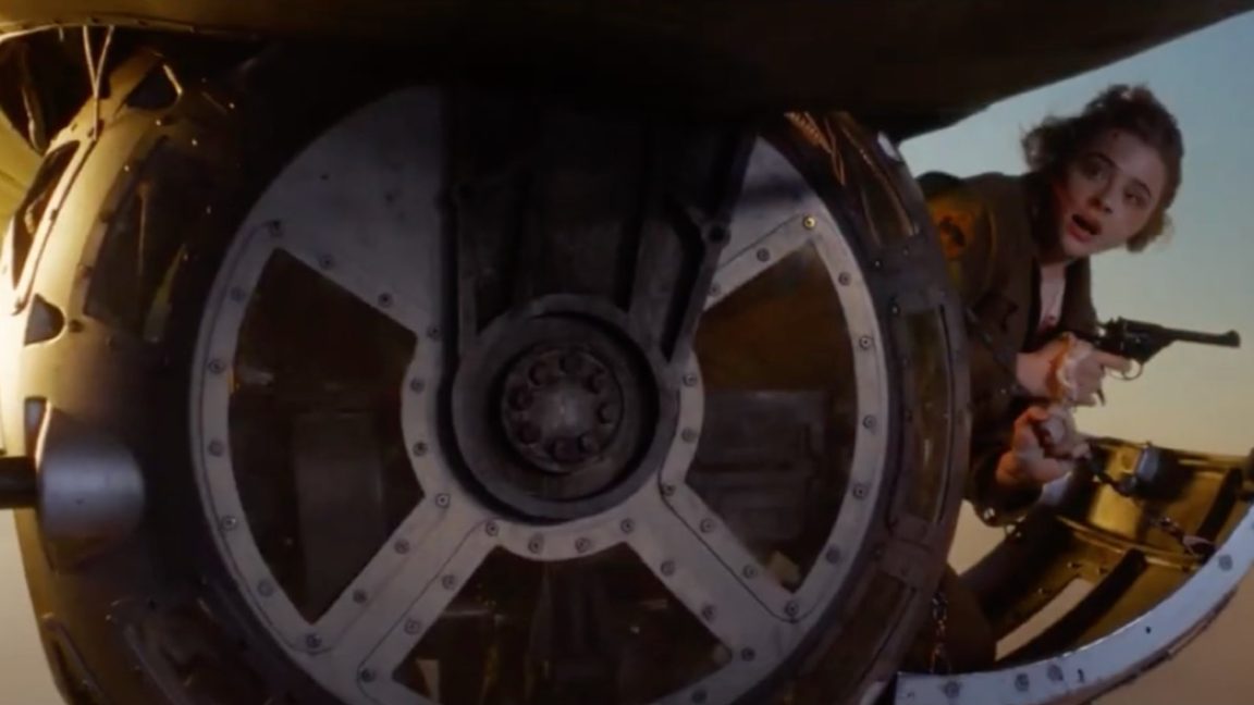 Chloë Moretz battles gremlins on a plane in Shadow in the Cloud trailer ...