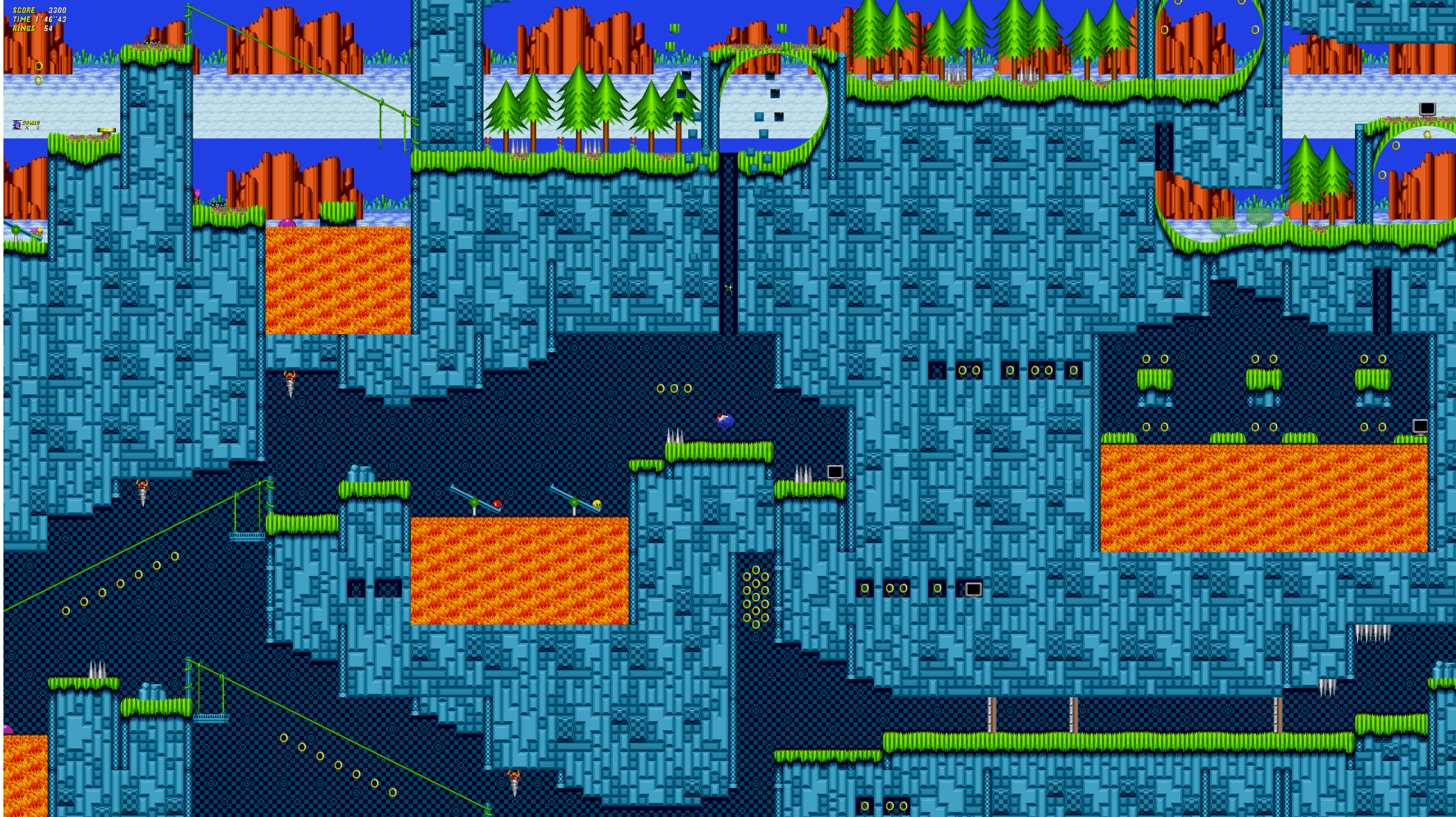 PC fan port of early Sonic games lets you zoom the camera way, way out ...