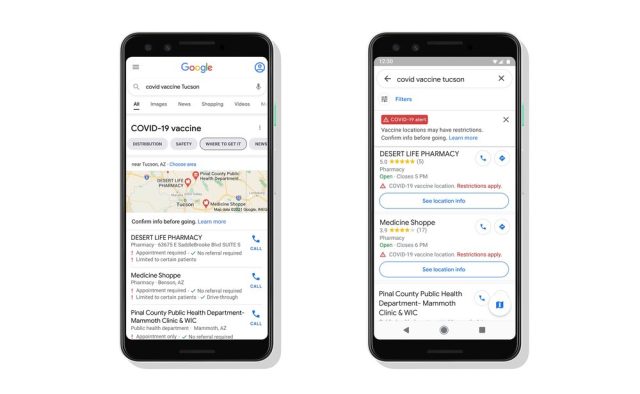 Google Maps will soon show COVID vaccine locations - Ars Technica