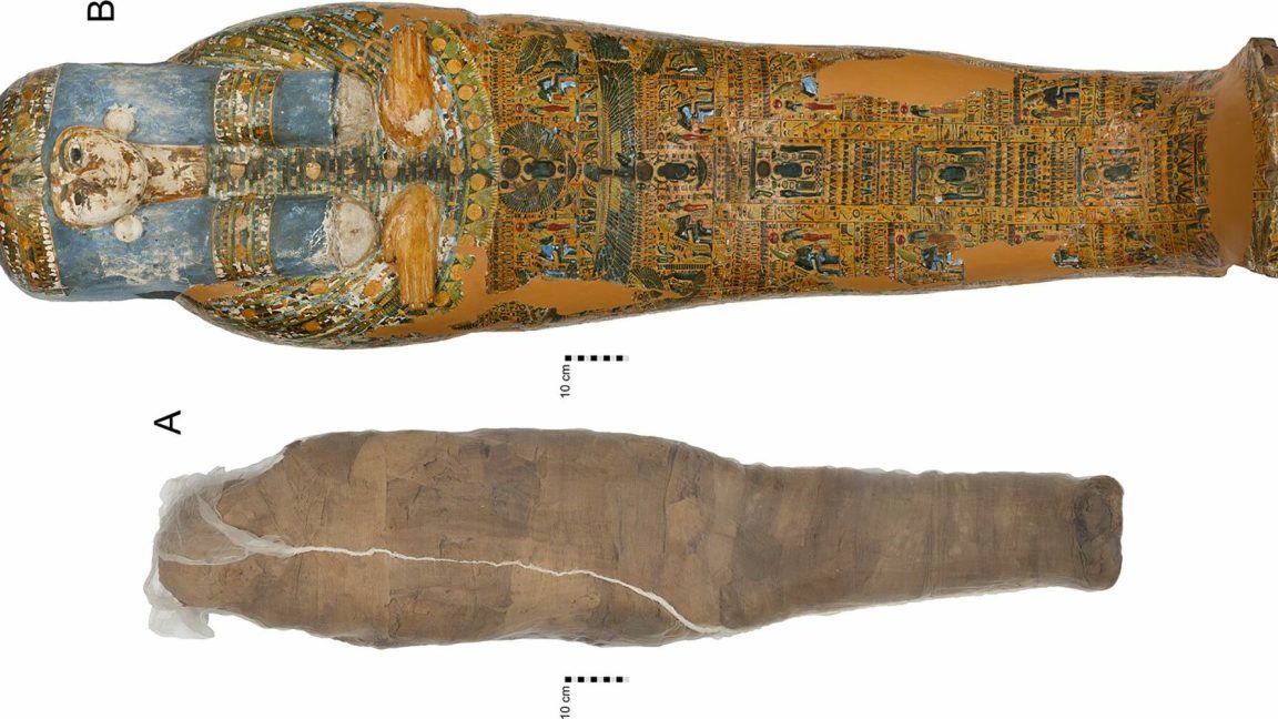 Ancient embalmers used mud to hold a damaged mummy together - Ars Technica