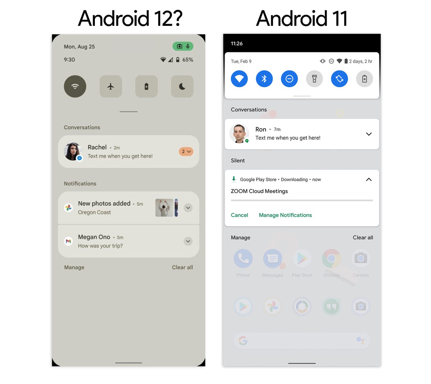 Android 12 leak appears to show major redesign with color-changing UI ...