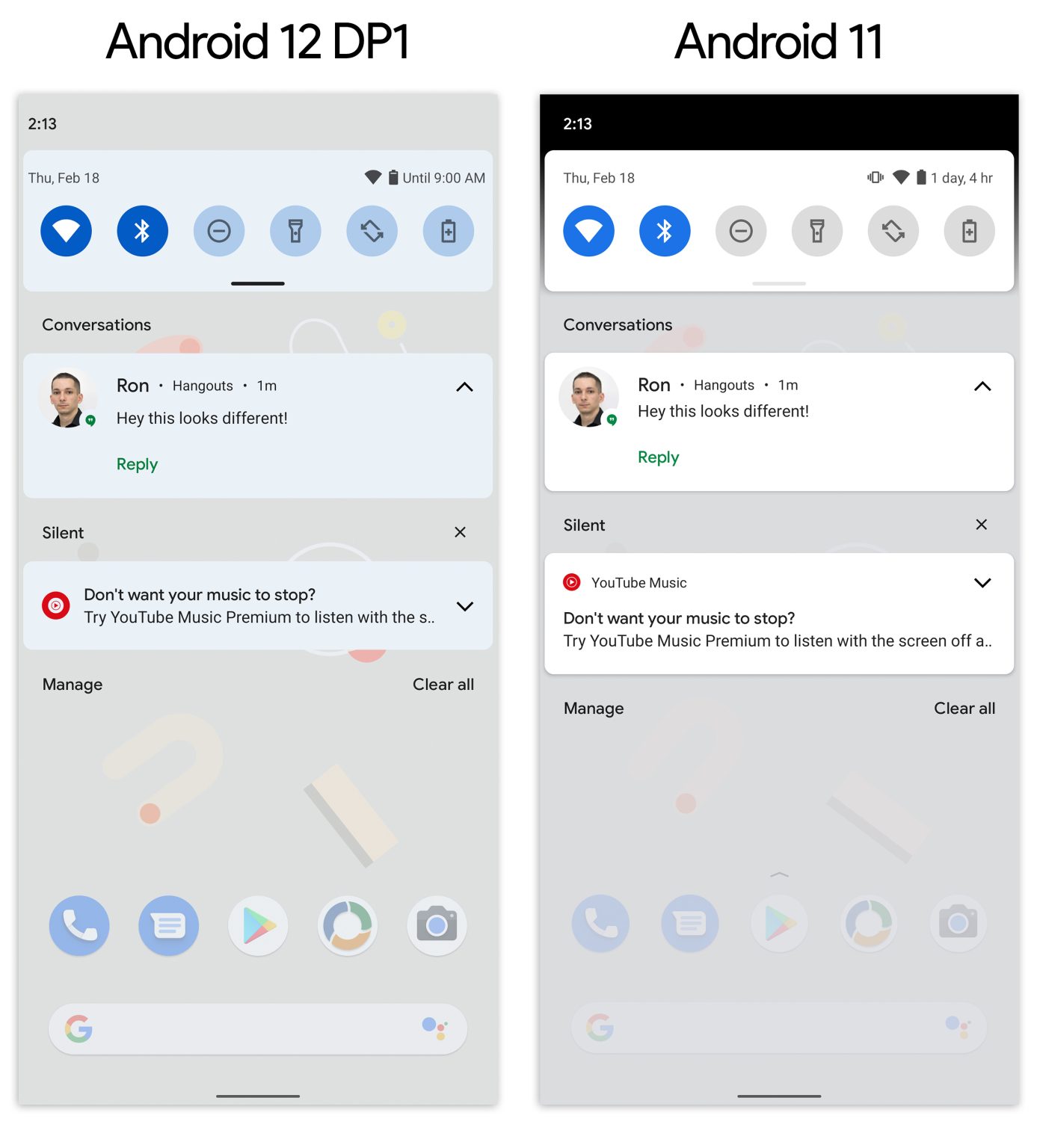What’s new in the first Android 12 Developer Preview - Ars Technica
