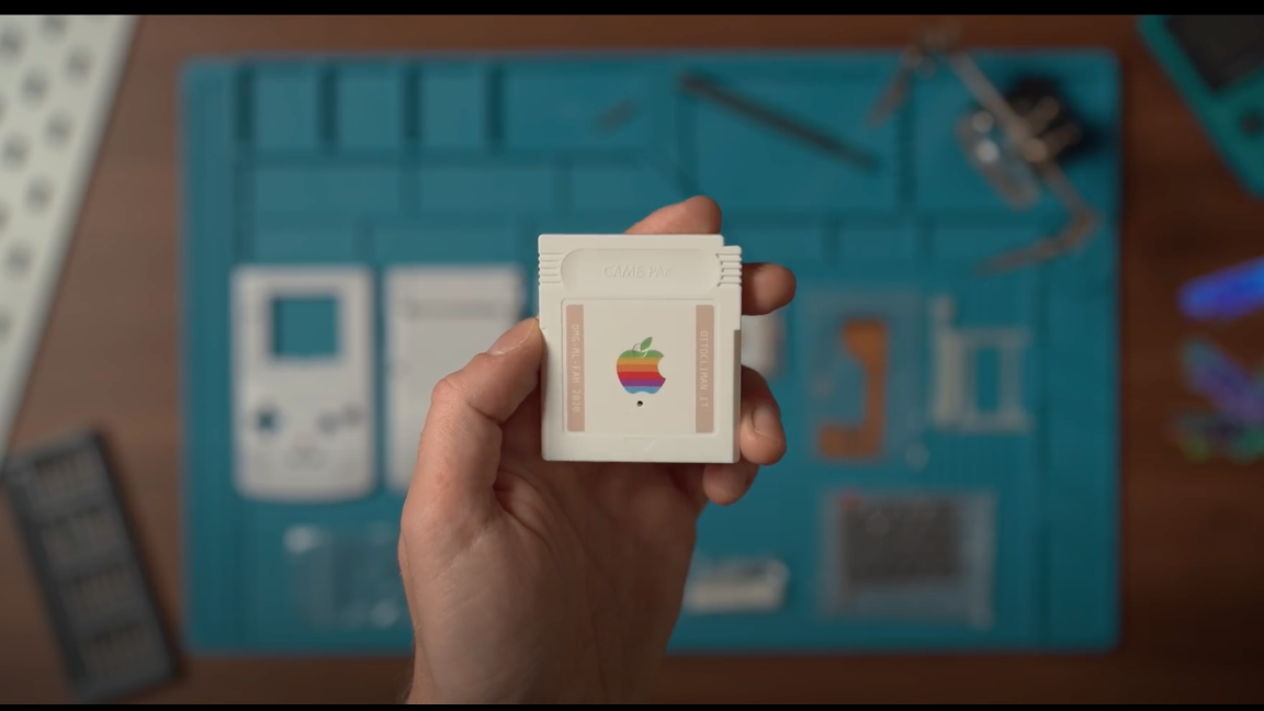 Modded Game Boy looks like an Apple product, works as Apple TV Remote ...