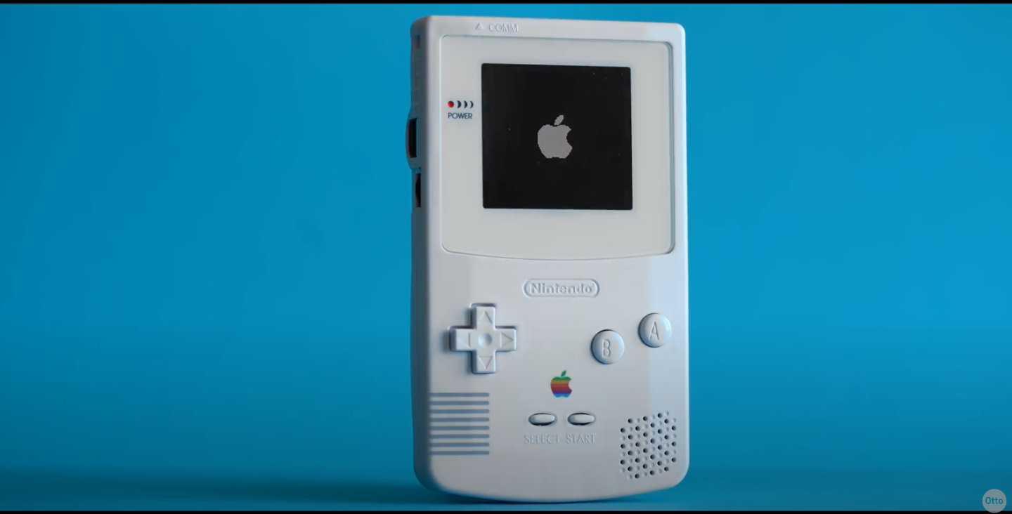 Modded Game Boy looks like an Apple product, works as Apple TV Remote ...