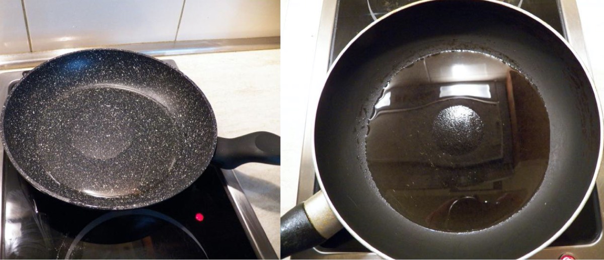 New study cracks the case of why food sticks to center of nonstick pans ...