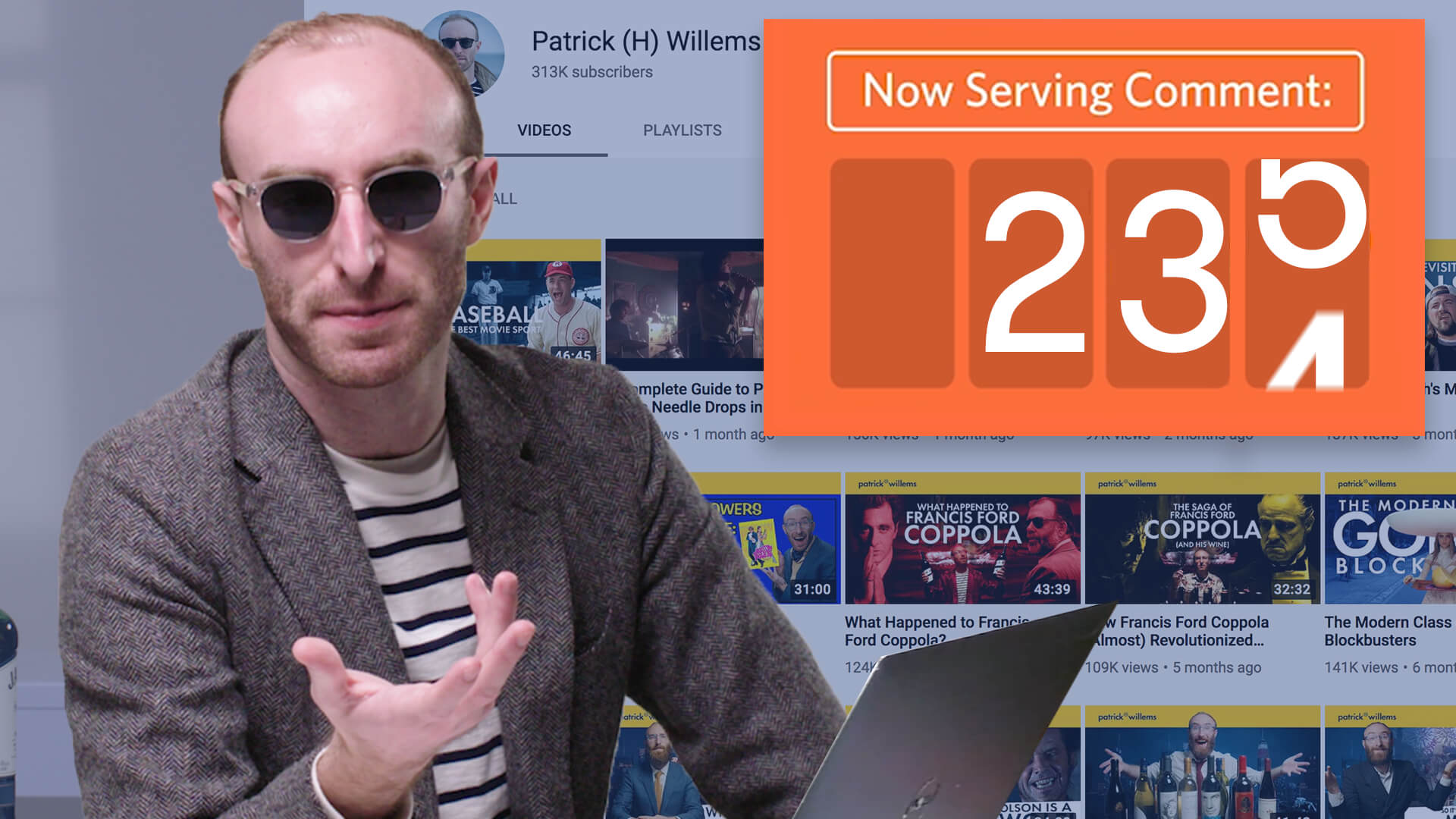 YouTuber Patrick (H) Willems has thoughts on movies—lots of thoughts ...