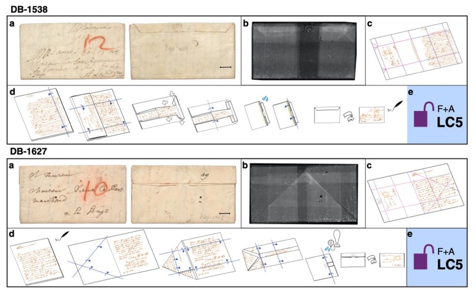 “Locked” for 300 years: Virtual unfolding has now revealed this letter ...