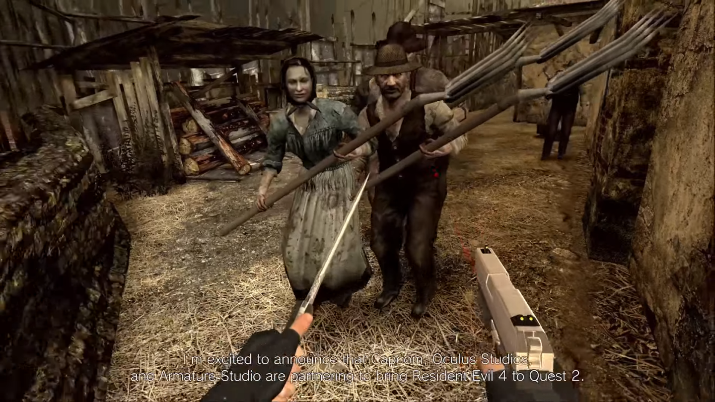 Resident Evil 4 VR announced for Oculus Quest 2 as a first-person ...