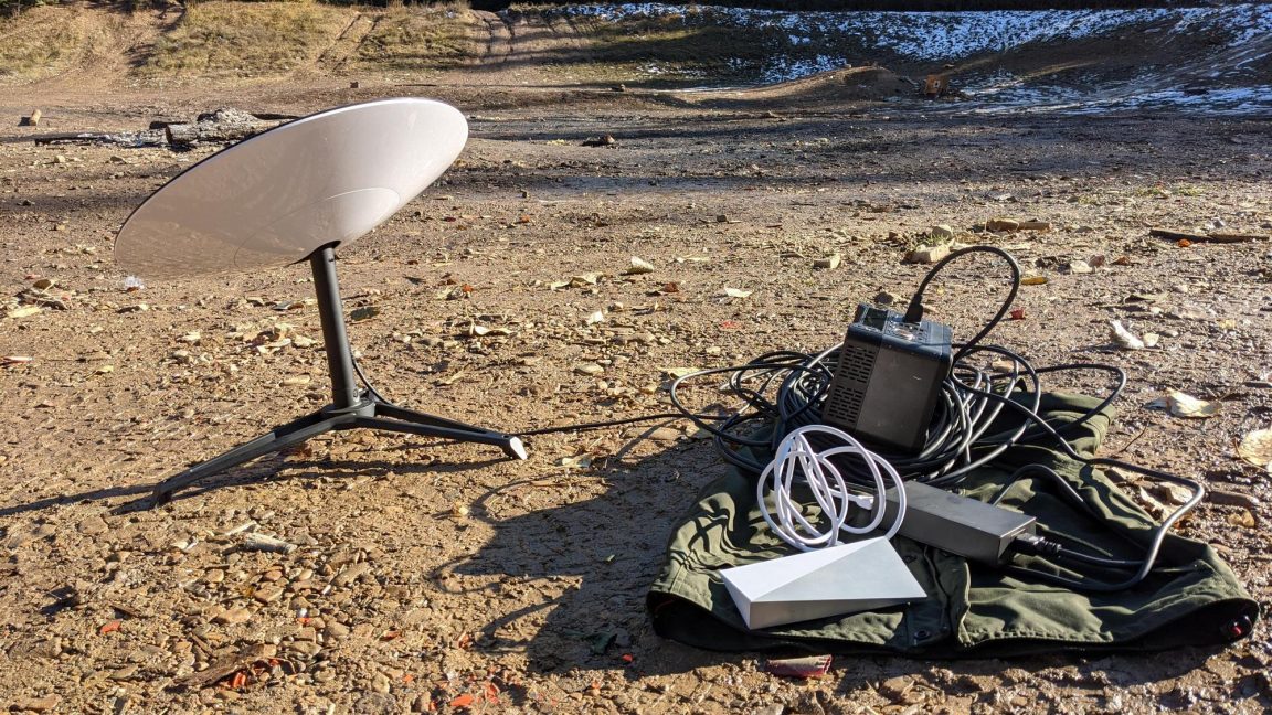 Dishy McFlatface to become “fully mobile,” allowing Starlink use away ...