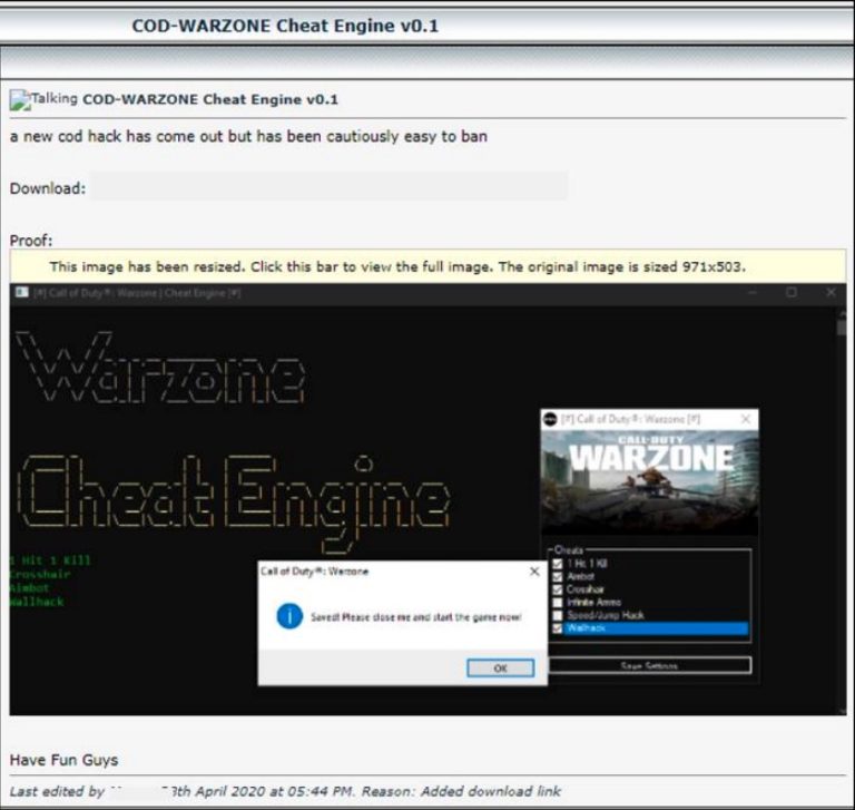 Malicious cheats for Call of Duty: Warzone are circulating online - Ars ...