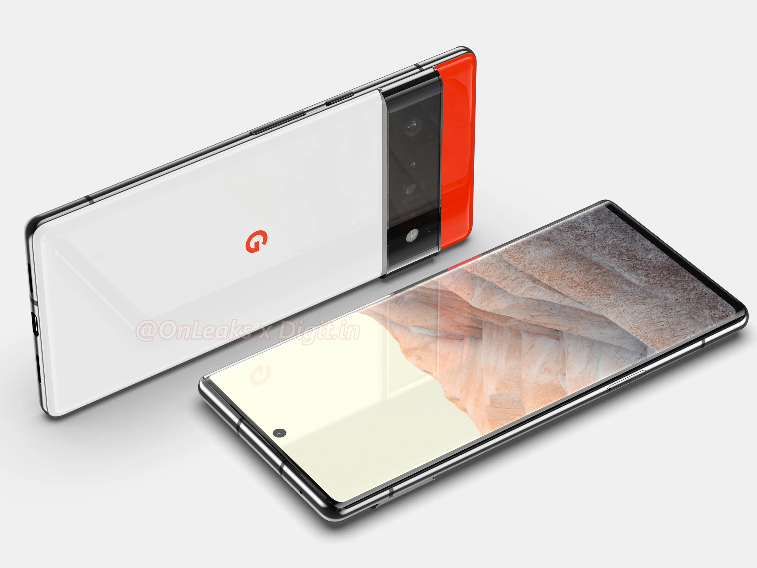 More detailed Pixel 6 renders show off camera design, display specs ...