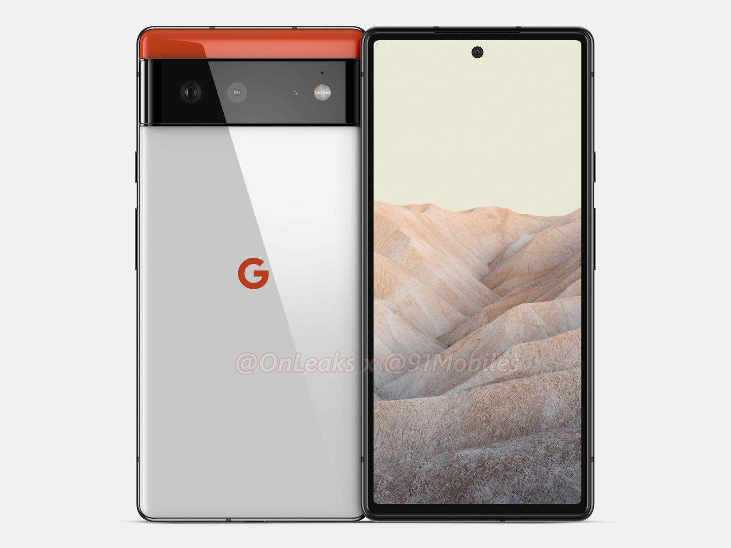 More detailed Pixel 6 renders show off camera design, display specs ...
