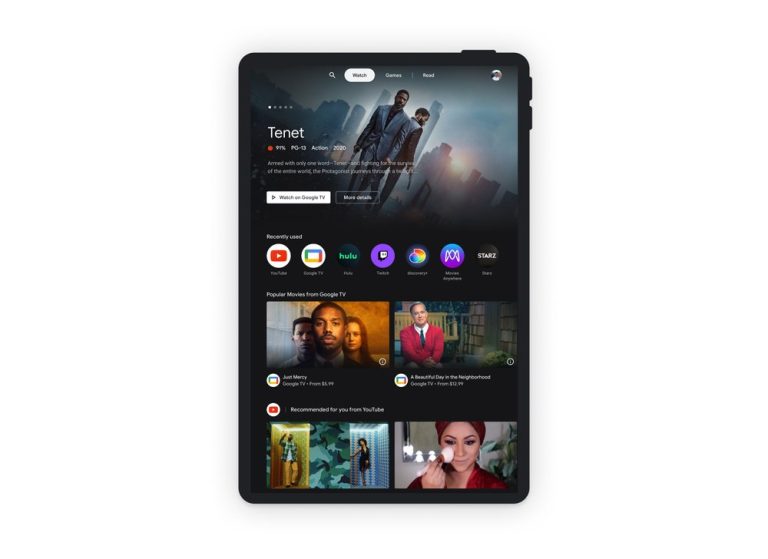 Google tries to resurrect Android tablets with “Entertainment Space ...