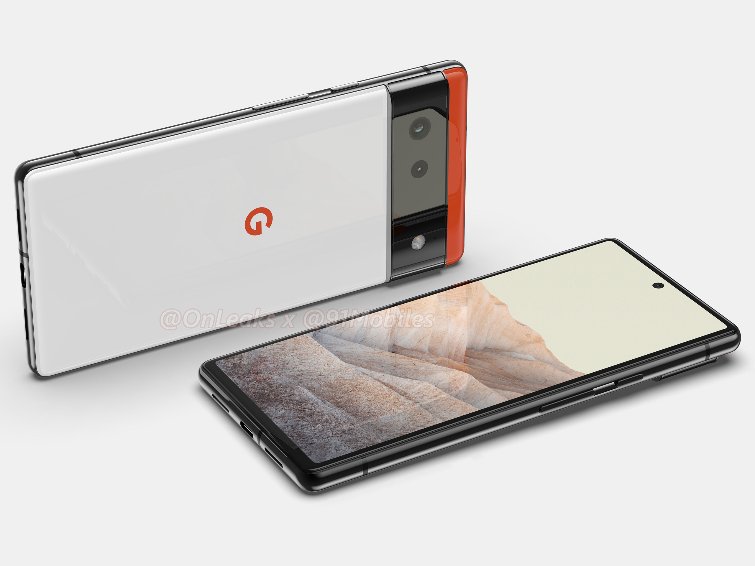 More detailed Pixel 6 renders show off camera design, display specs ...