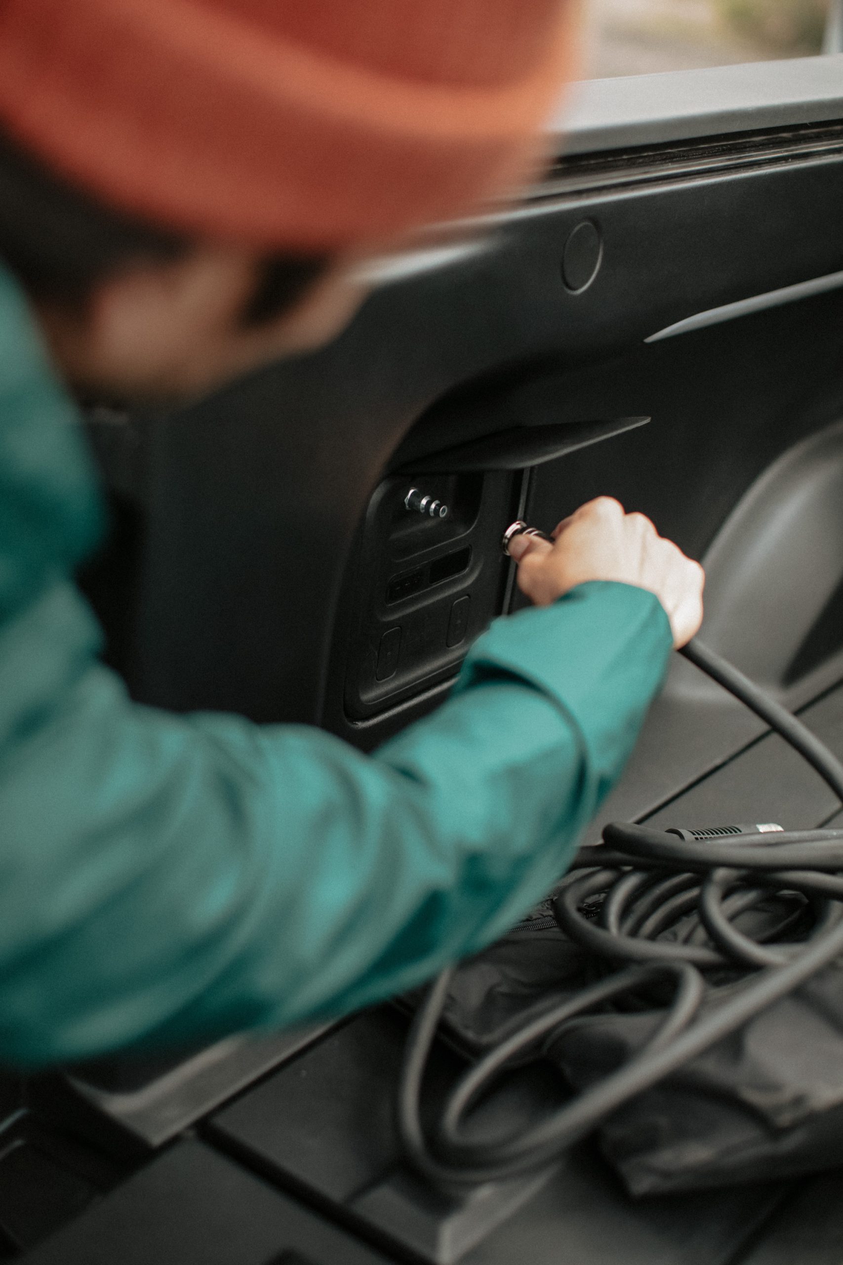 Rivian’s electric truck features include air compressor and AC outlets ...