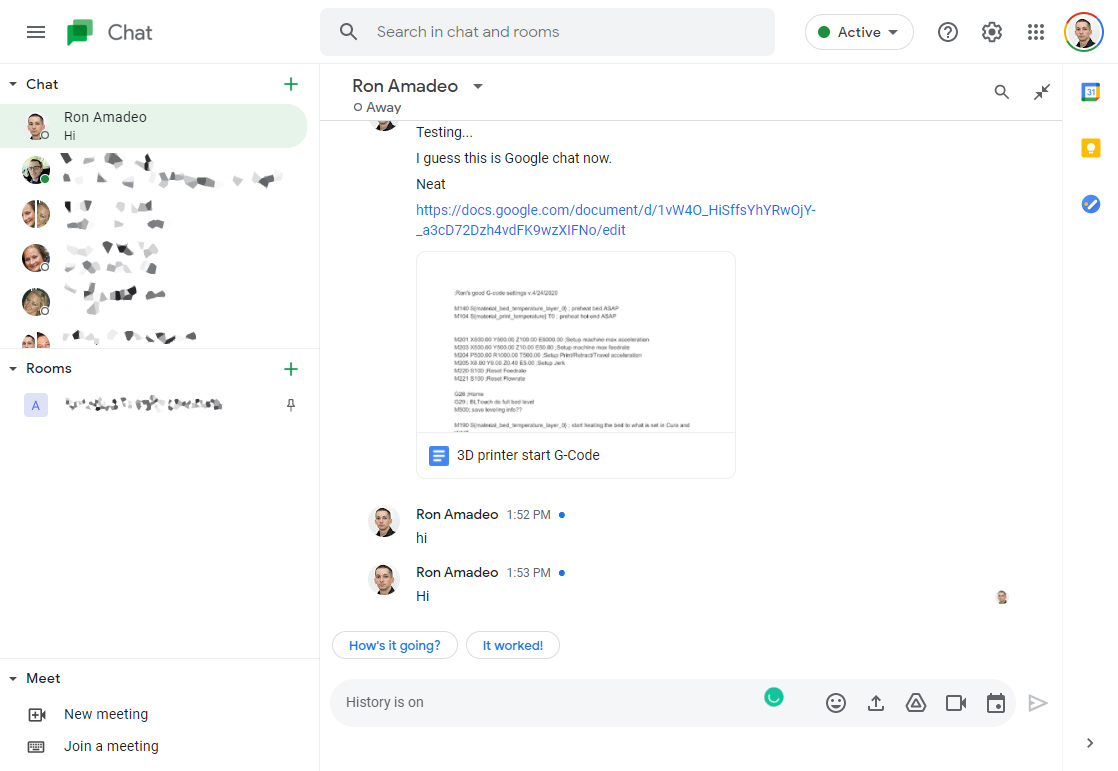 L interface Gmail Unifi e De Google et Google Chat Se Lance Pour Tout