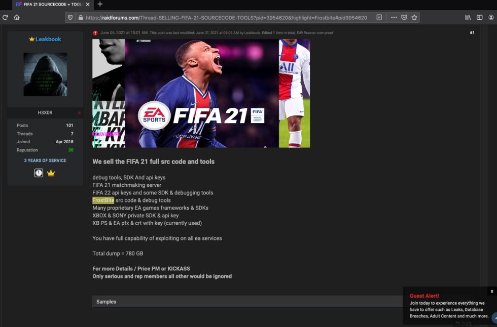 EA source code stolen by hacker claiming to sell it online - Ars Technica