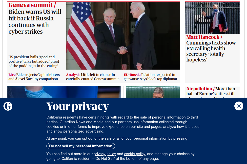A new HTTP spec proposes elimination of obnoxious “cookie banners ...
