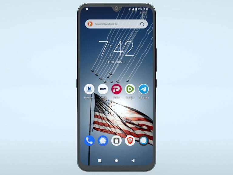 The MAGA-targeted “Freedom Phone” has a breathtaking amount of red ...