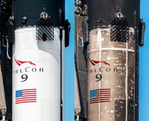 Here’s what a Falcon 9 looks like after 8 flights to space in a year ...