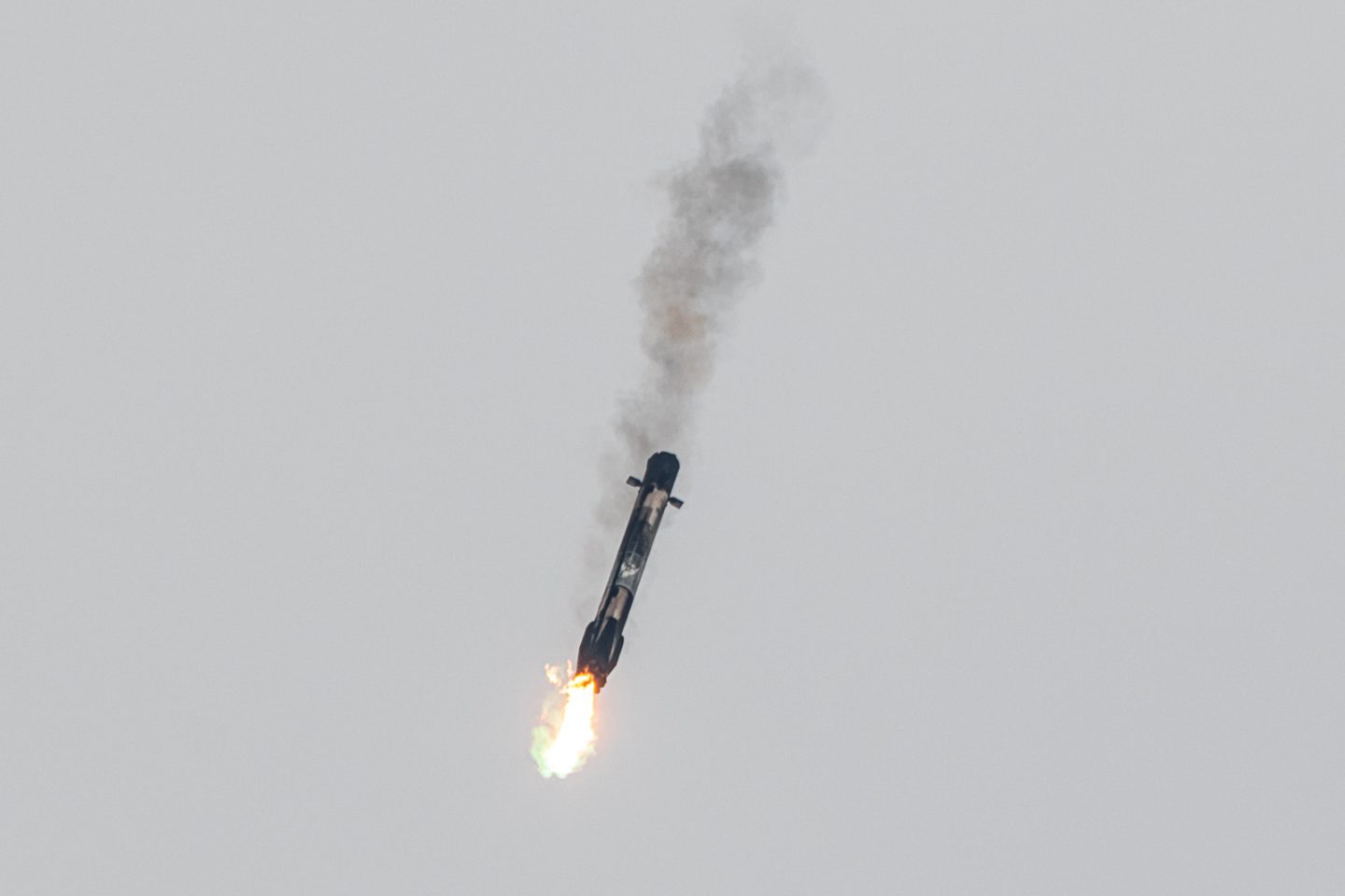 Here’s what a Falcon 9 looks like after 8 flights to space in a year ...