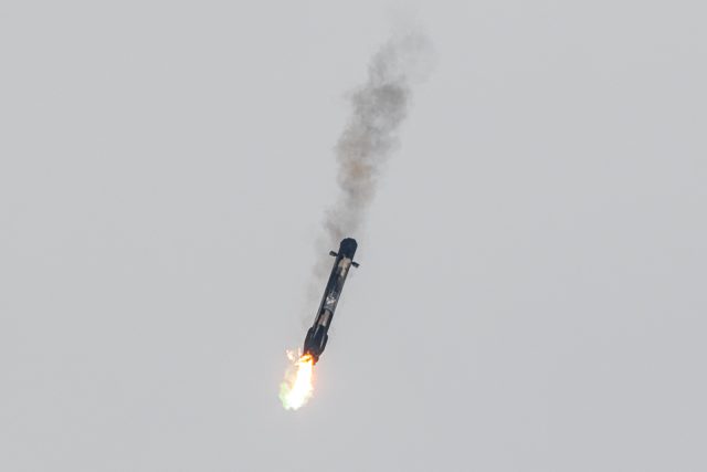 Here’s what a Falcon 9 looks like after 8 flights to space in a year ...