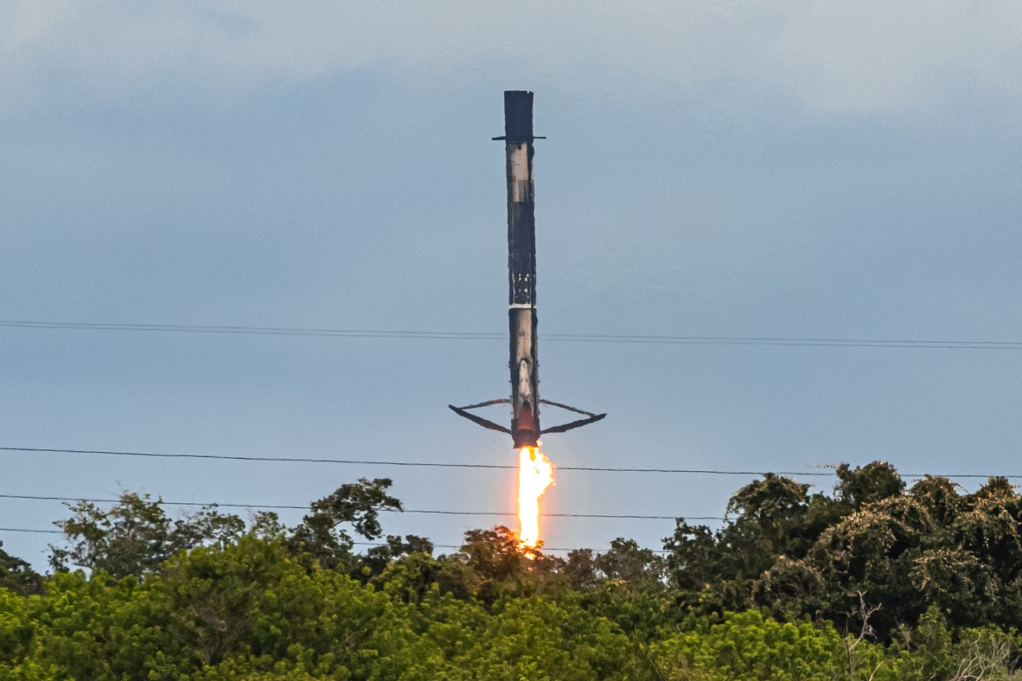 Here’s what a Falcon 9 looks like after 8 flights to space in a year ...
