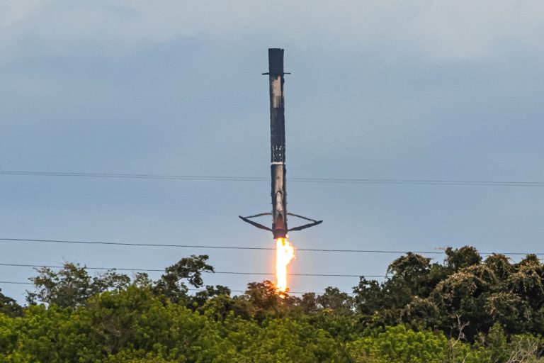 Here’s what a Falcon 9 looks like after 8 flights to space in a year ...
