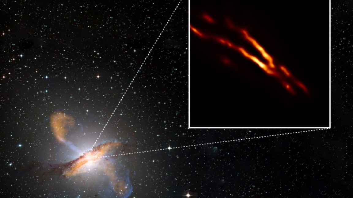 Event Horizon Telescope captures birth of black hole jet in Centaurus A ...