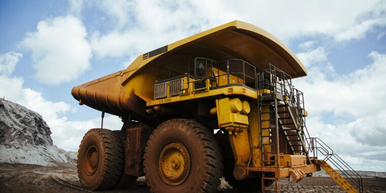Massive mine truck and a Baja off-road racer both find use for fuel ...
