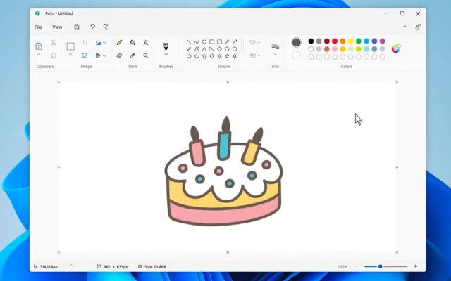 The once-doomed MS Paint gets its first redesign in over a decade - Ars ...