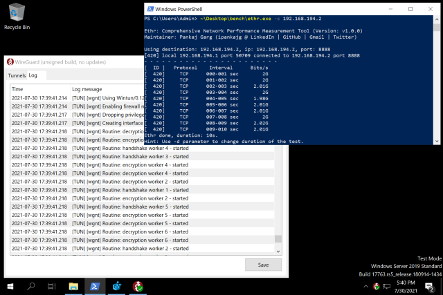 New WireGuardNT shatters throughput ceilings on Windows - Ars Technica