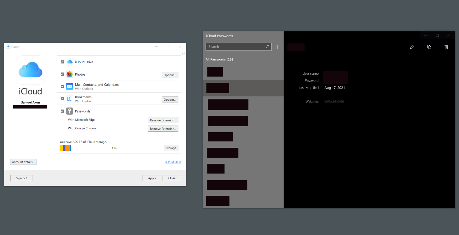 Updated app from Apple brings iCloud Passwords to Windows - Ars Technica