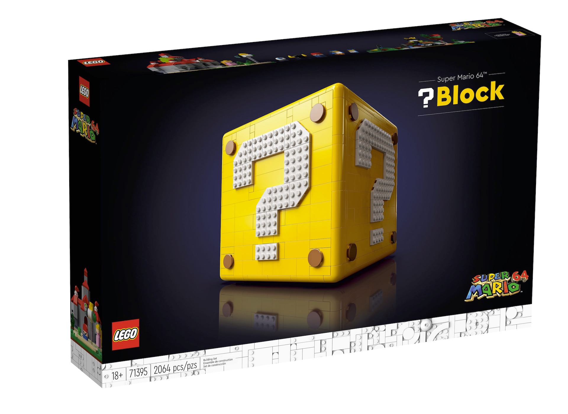 2,064-piece Lego set recreates Super Mario 64 in miniature for $170 ...