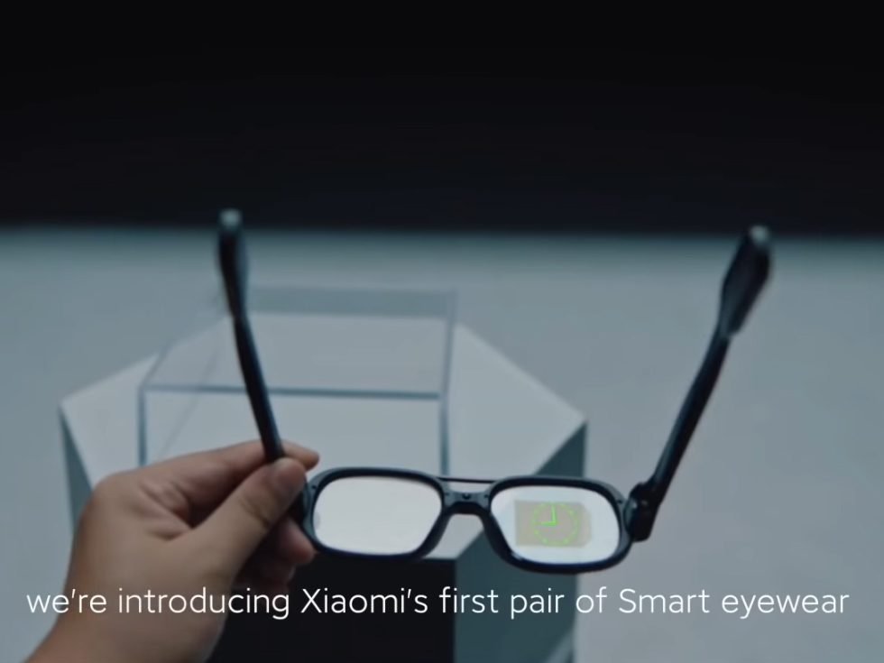 Xiaomi shows off smart glasses with an all-green microLED waveguide ...