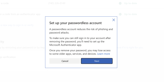 Microsoft accounts can go passwordless, making “password123” a thing of ...