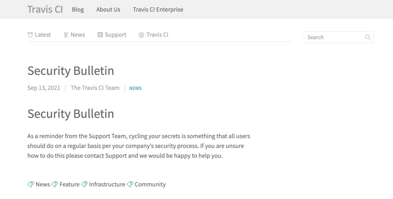 Travis CI flaw exposed secrets of thousands of open source projects ... Travis CI flaw exposed secrets of thousands of open source projects ...
