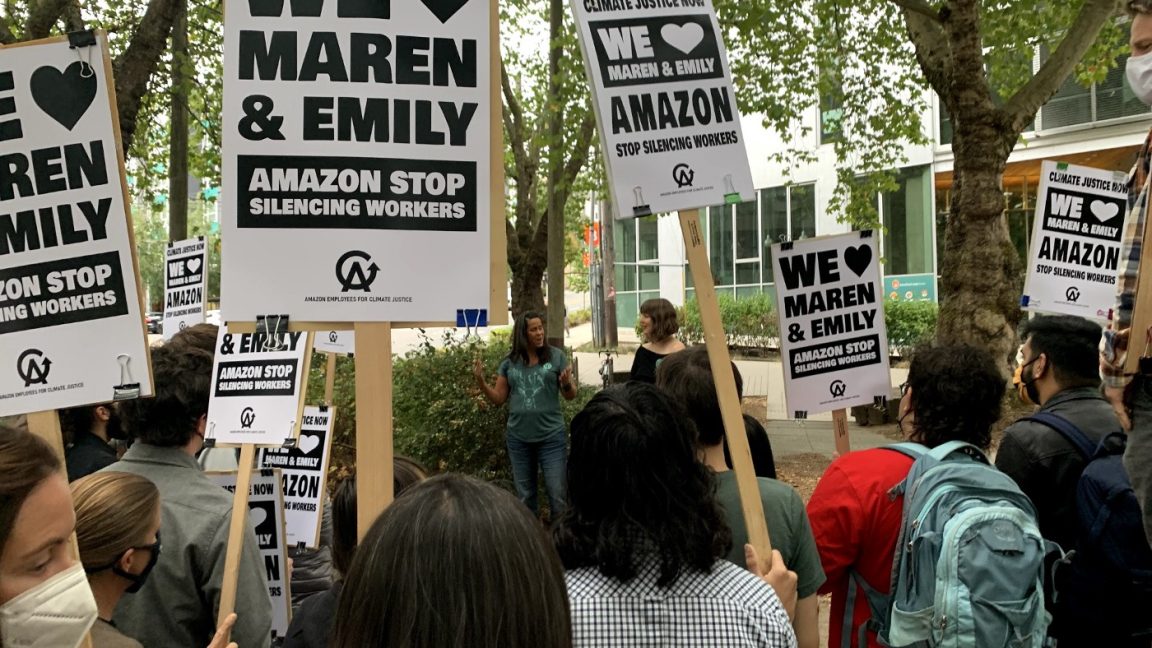 Settlement forces Amazon to tell workers they can’t be fired for ...