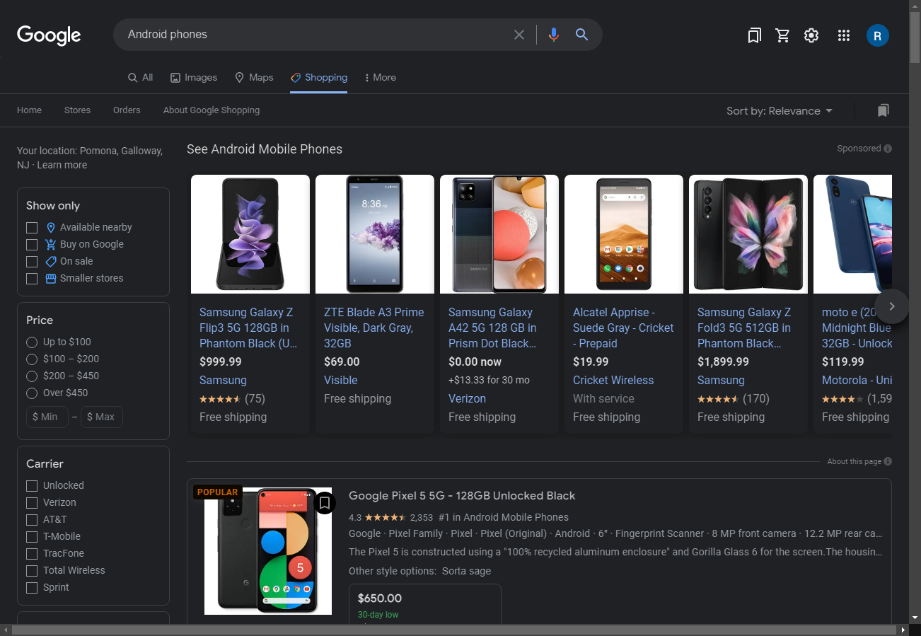 Google.com dark mode is rolling out to everyone - Ars Technica