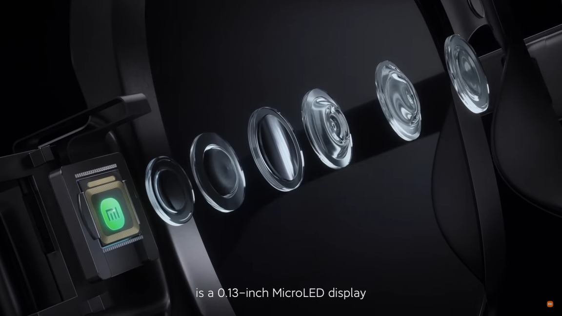 Xiaomi shows off smart glasses with an all-green microLED waveguide ...