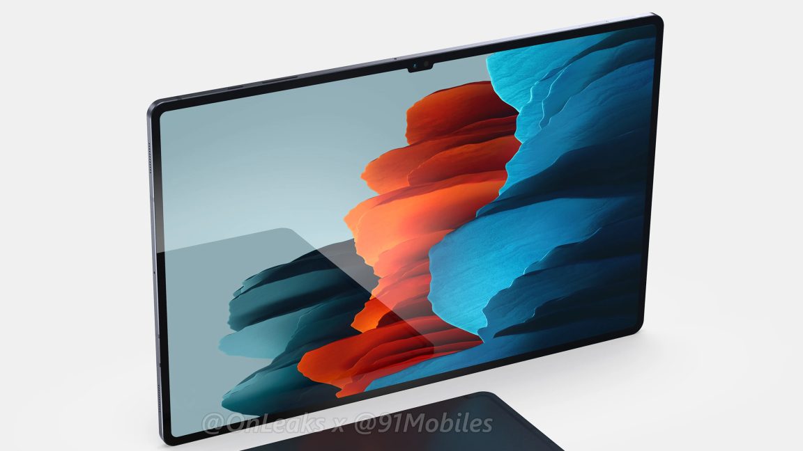 Samsung tablet leak shows notched display, just like in the new Macbook ...