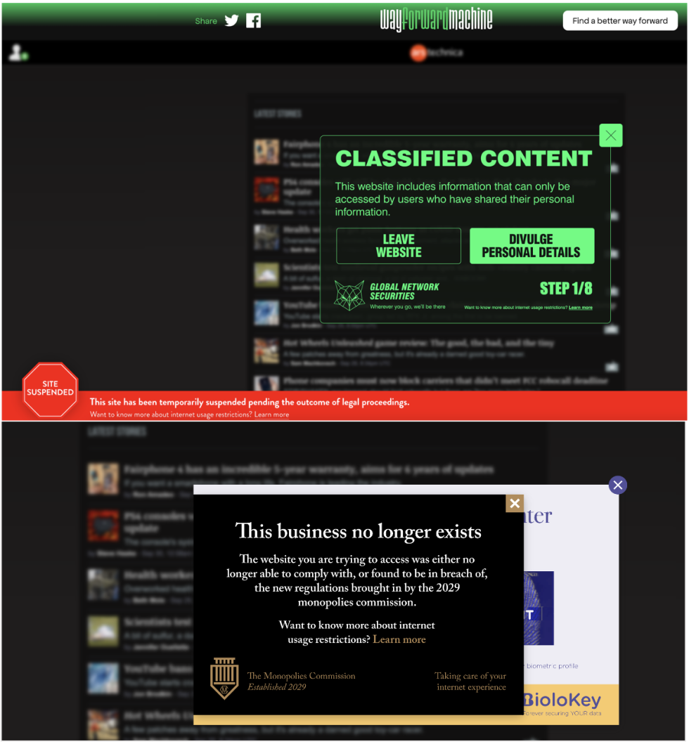 “Wayforward Machine” provides a glimpse into the future of the web ...