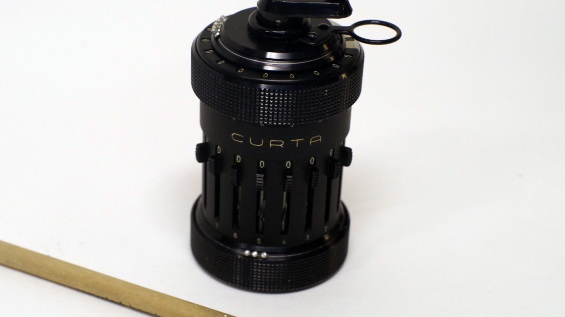 The hand-cranked calculator invented by a Nazi concentration camp ...