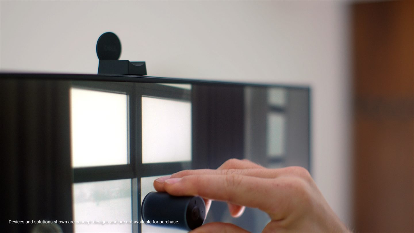 Dell’s magnetic wireless webcam concept may help you forget about that ...